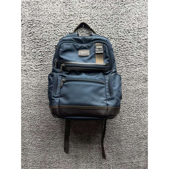 Tumi | Bags | Tumi Alpha Bravo Knox Nylon Leather Trim Travel Laptop ...